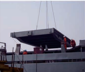 LIFTING AWAY TYPE HATCH COVER - One-stop shipbuilding supplier